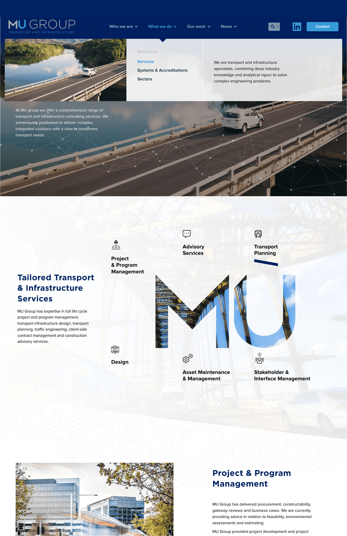 MU Group - Creative Web Design by Spark Interact
